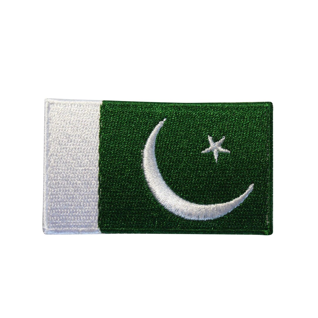 Country of Pakistan Flag Embroidered Iron on Patch - Travel 138-B - Etsy