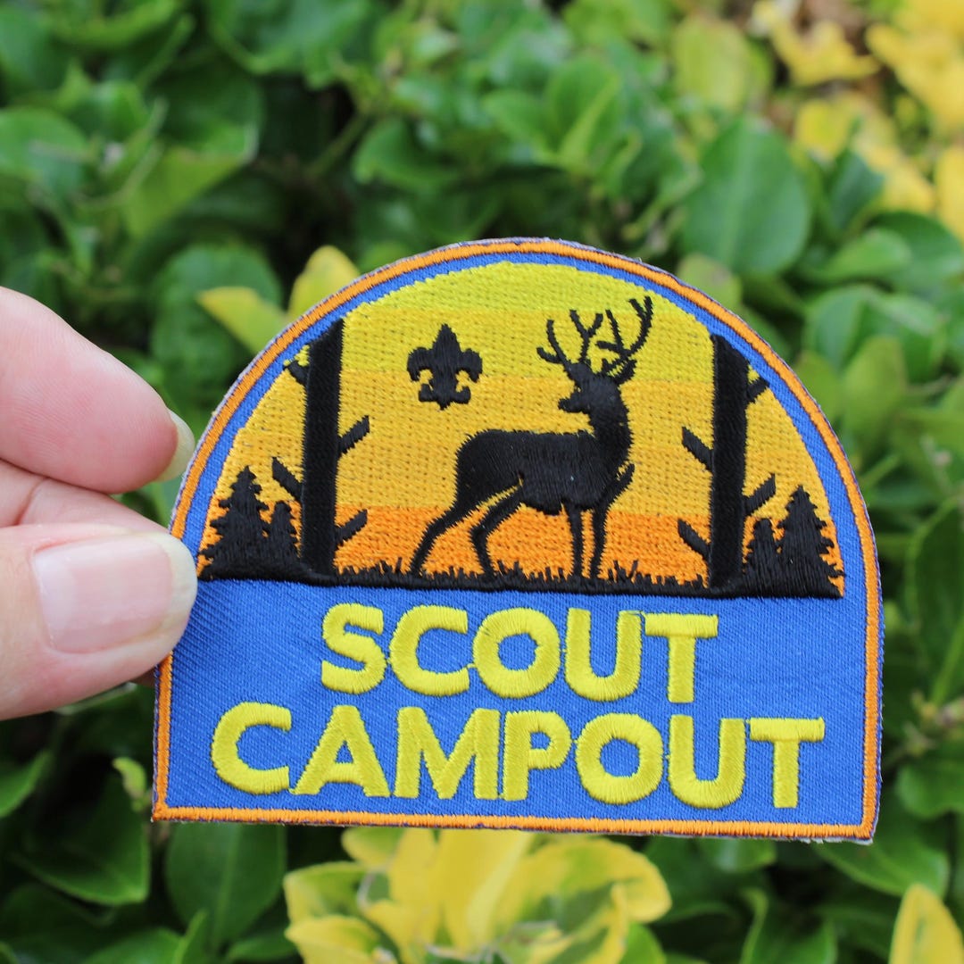 Scout Campout BSA Boy Scout Officially Licensed Embroidered Patch 39-N - Etsy