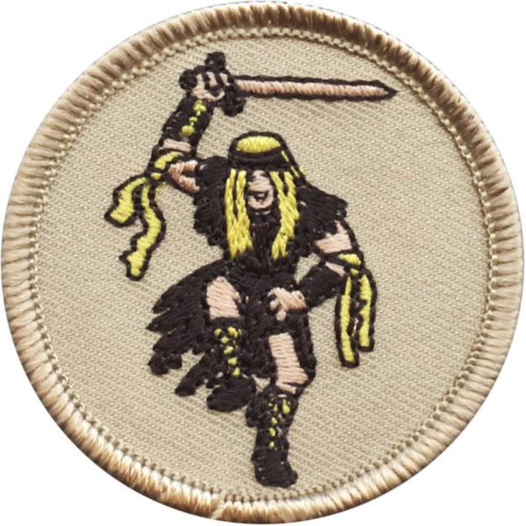 Barbarian Patrol BSA Boy Scouts of America Embroidered Iron on Patch 41 ...