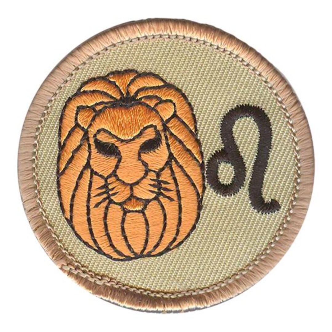 Zodiac Leo Patrol BSA Boy Scouts of America Embroidered Iron on Patch ...