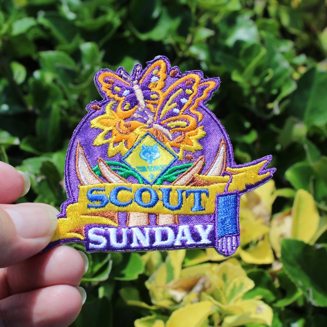 Scout Sunday BSA Boy Scout Officially Licensed Embroidered Patch 39-O ...