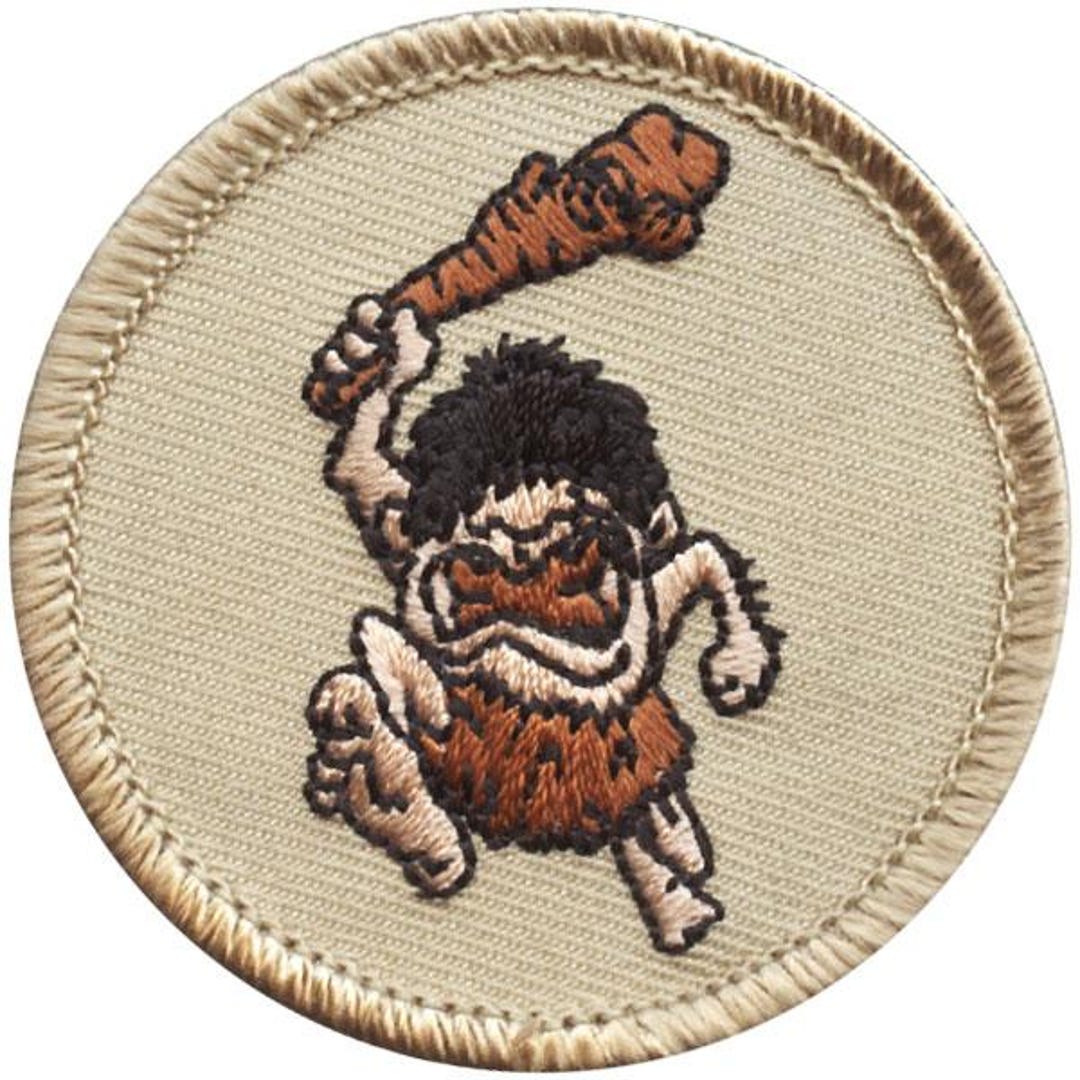 Caveman Patrol BSA Boy Scouts of America Embroidered Iron on Patch 41-J ...