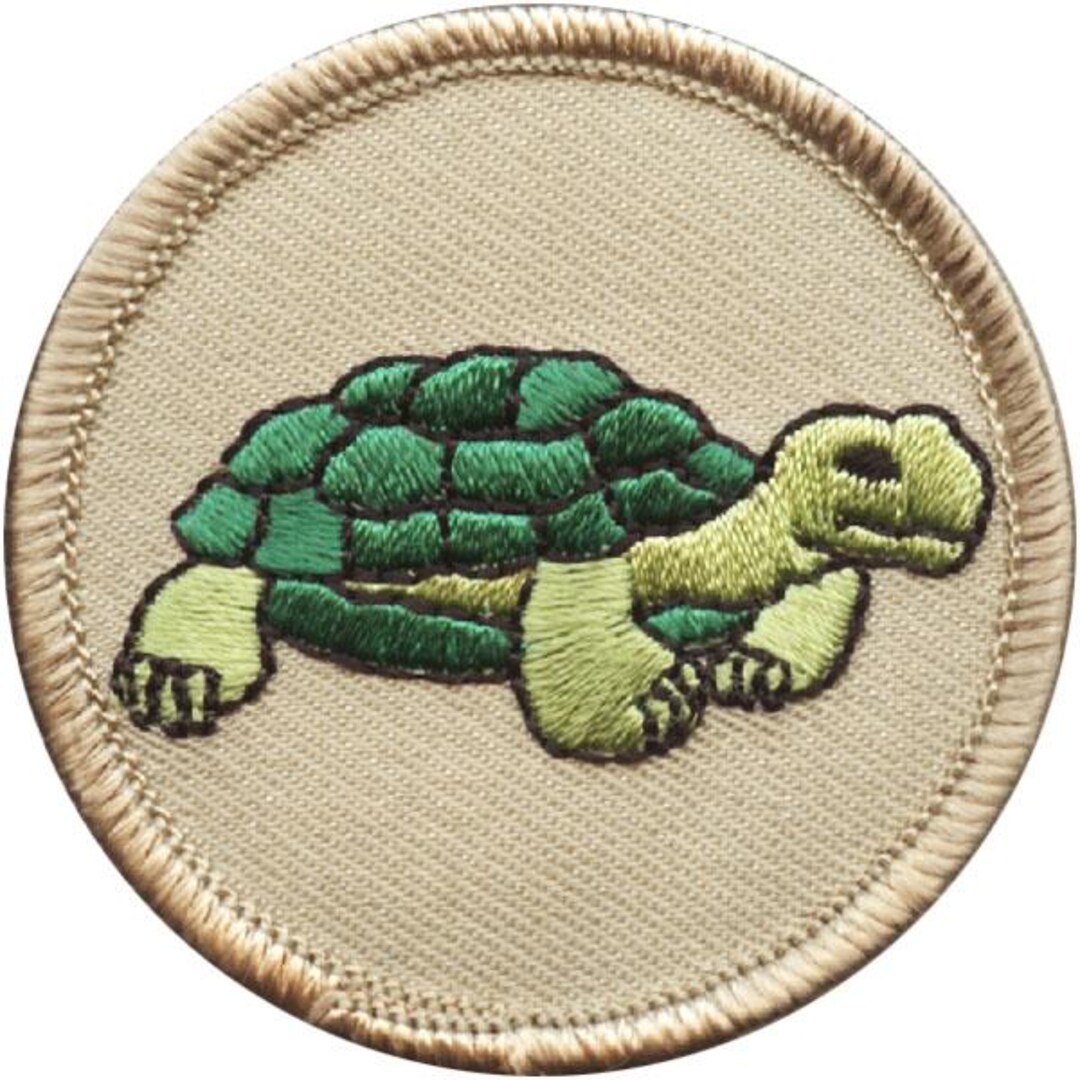 Tortoise Turtle Patrol BSA Boy Scouts of America Embroidered Iron on ...