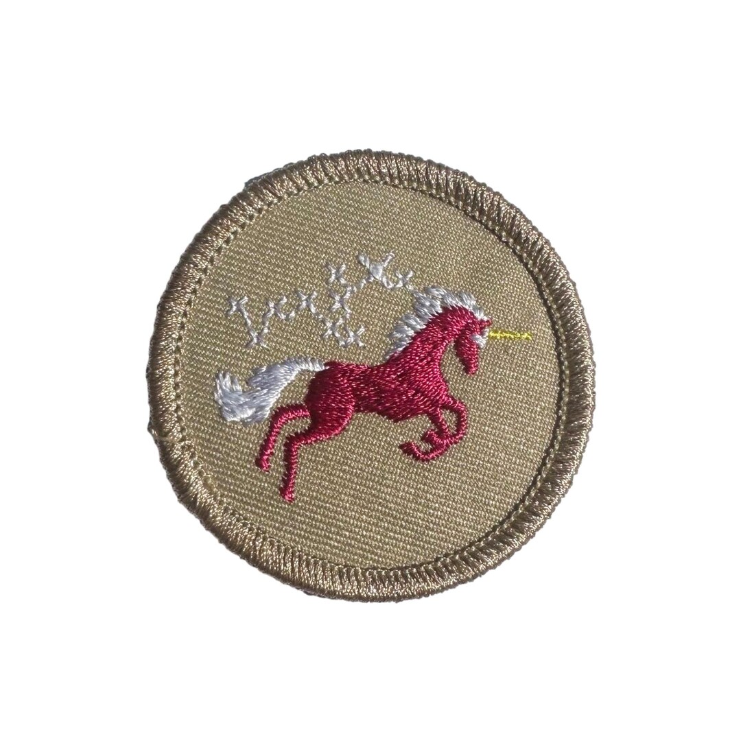 Pink Unicorn Patrol BSA Boy Scouts of America Embroidered Iron on Patch ...