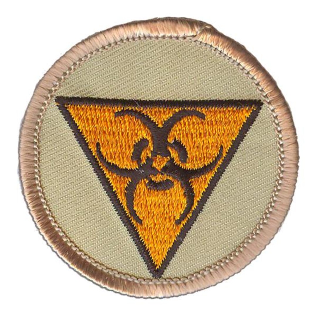 Biohazard Patrol BSA Boy Scouts of America Embroidered Iron on Patch 41 ...