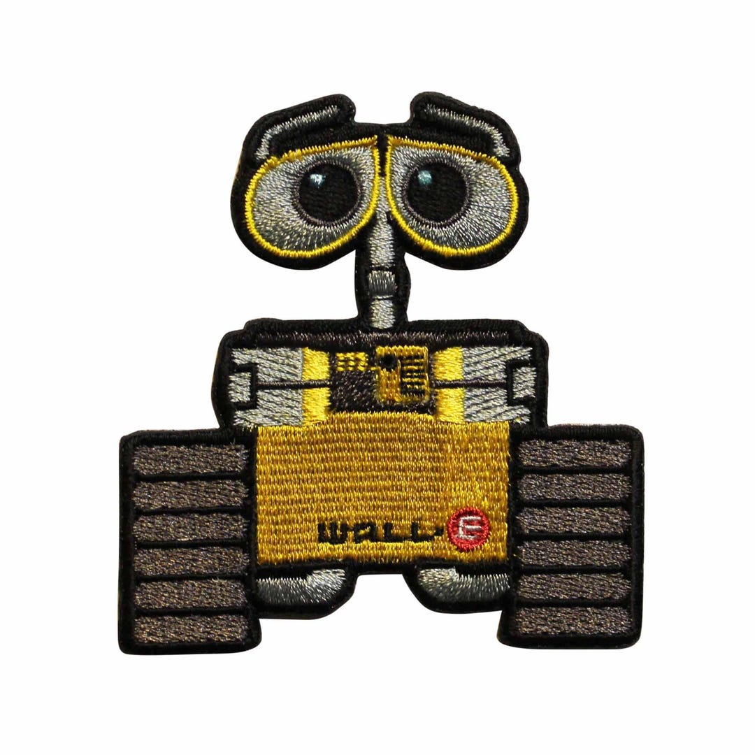 Pixar Wall-e Trash Compactor Robot Embroidered Iron on Patch - Kids ...