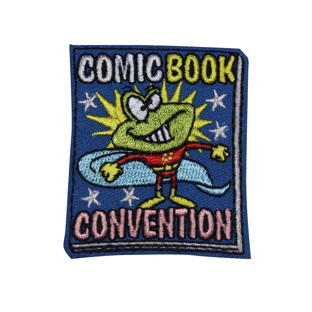 Comic Book Convention Embroidered Iron on Patch 49-E - Etsy