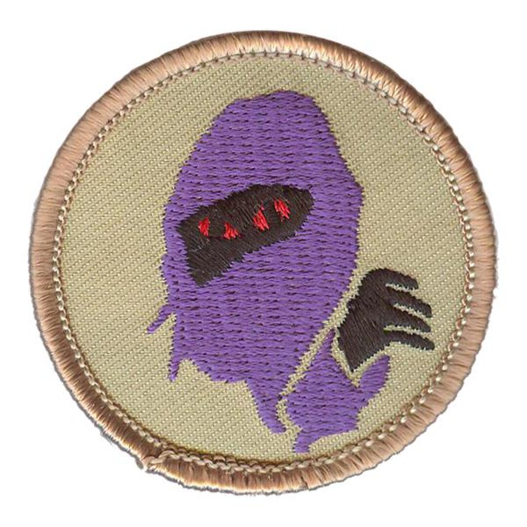 Purple Phantom Patrol BSA Boy Scouts of America Embroidered Iron on ...