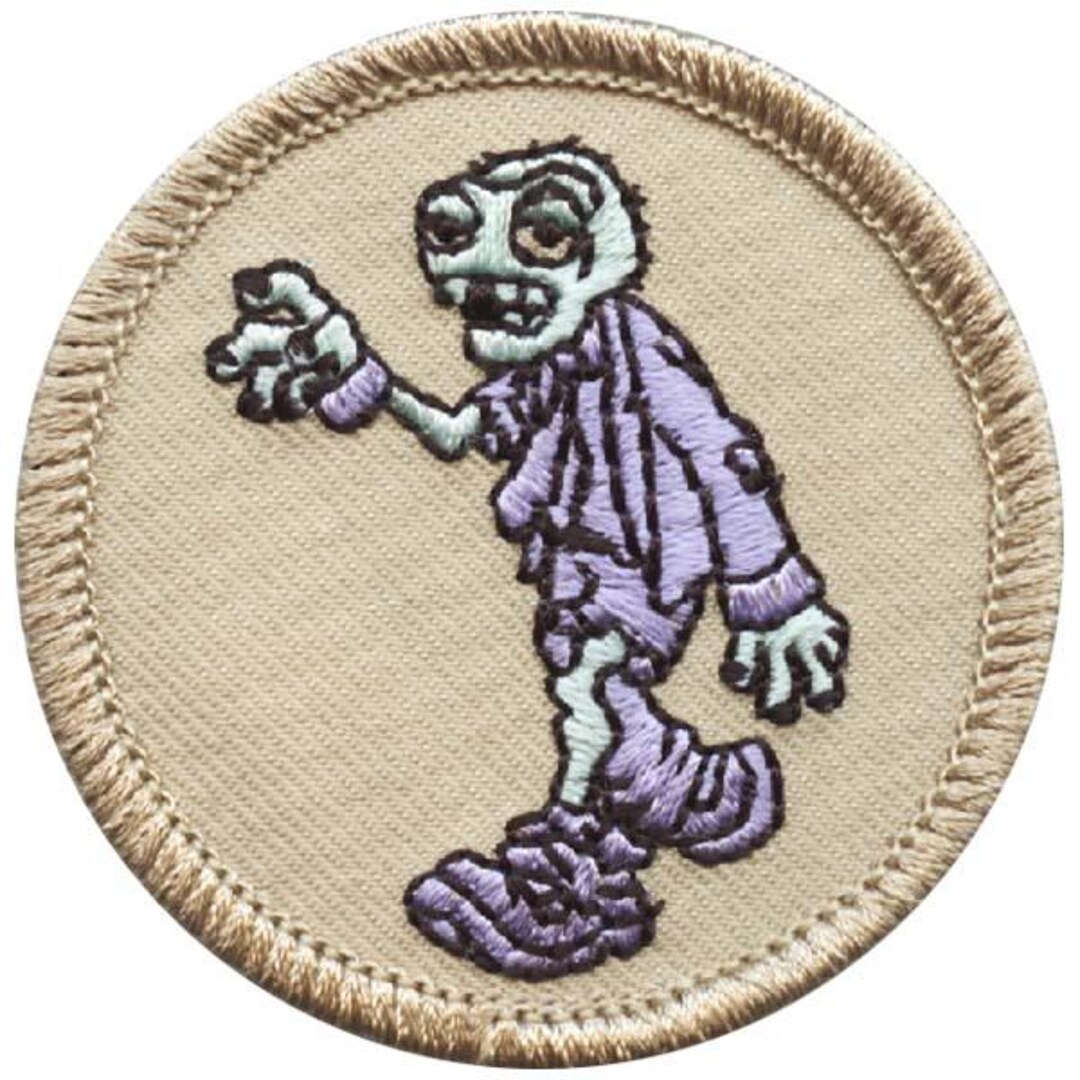 Zombie Patrol BSA Boy Scouts of America Embroidered Iron on Patch 41-Q ...