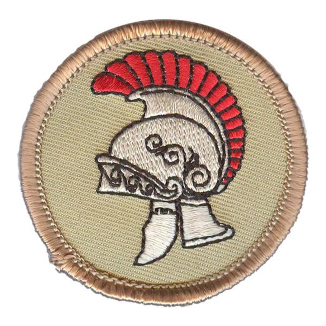 Trojan Helmet Patrol BSA Boy Scouts of America Embroidered Iron on ...