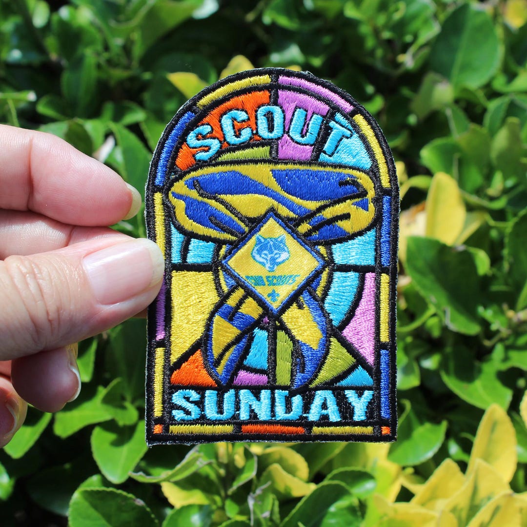 Scout Sunday BSA Boy Scout Embroidered Officially Licensed Patch 39-P ...