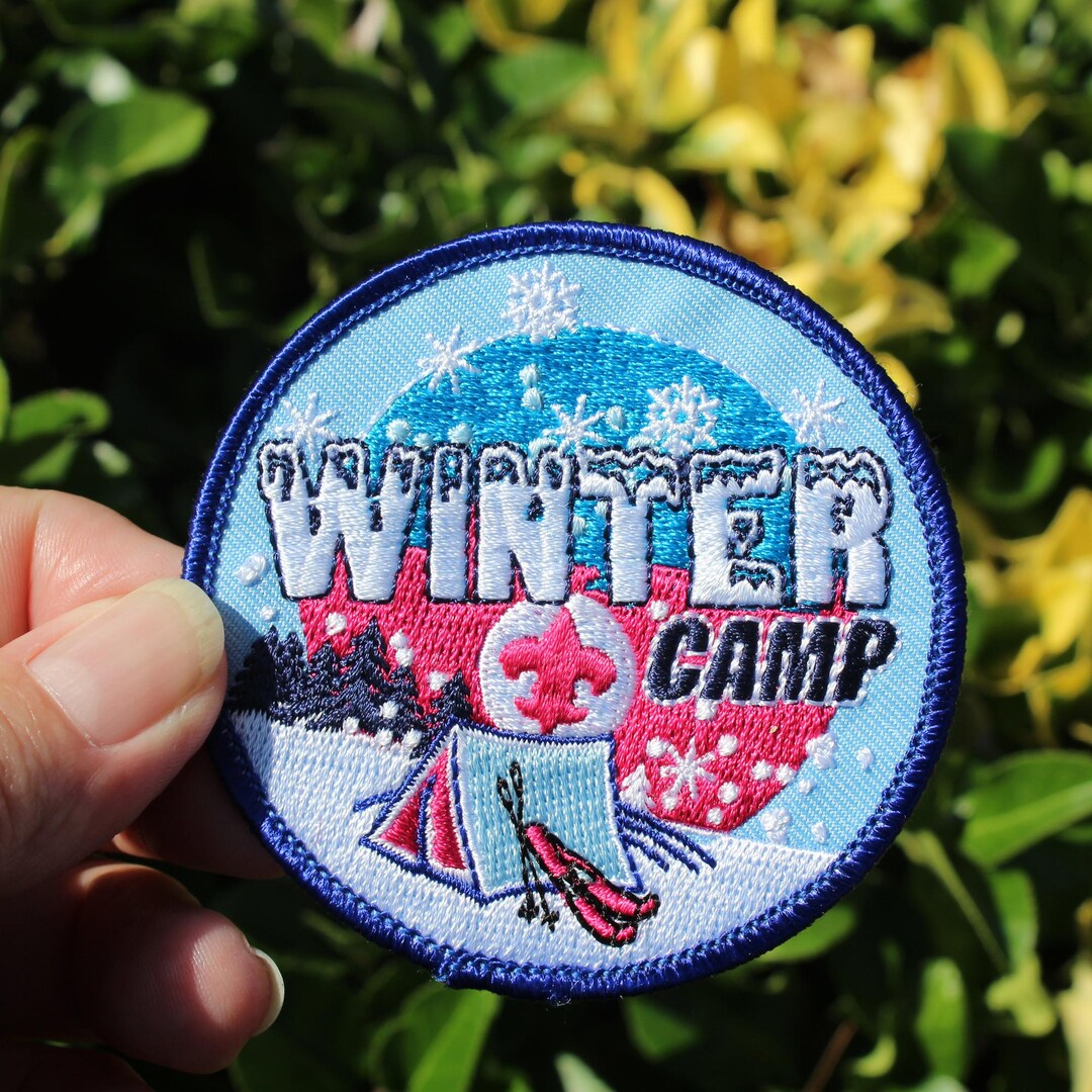 Winter Camp BSA Boy Scout Officially Licensed Embroidered Patch 39-C - Etsy