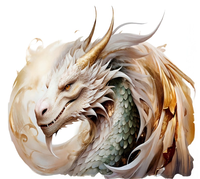 Dragon Wreath Clipart. 16 Transparent Digital Images - Etsy