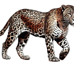 Witness the Beauty of These 16, Stunning Transparent, Leopard Digital ...