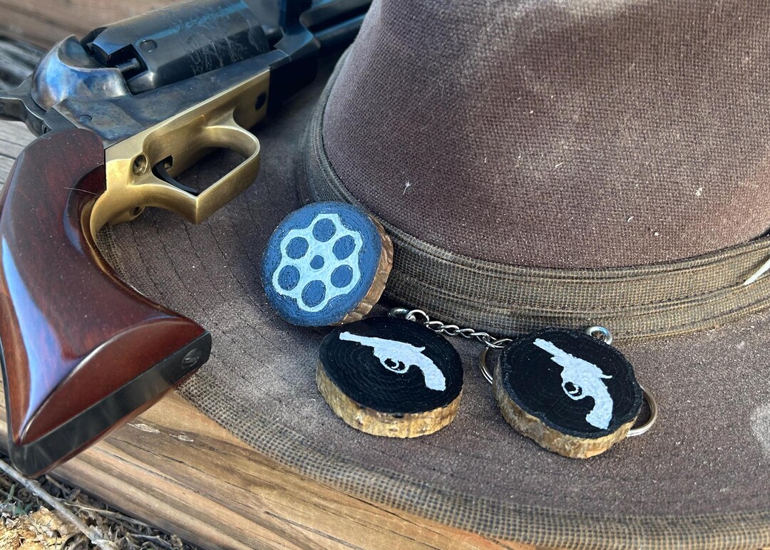 Red Dead Redemption 2 Gun Smith, Gun Barrel Icon Double Sided Acrylic ...