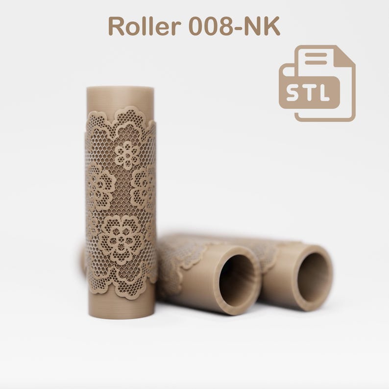 Seamless Texture Roller STL File for Polymer Clay, Geometric Embossing ...