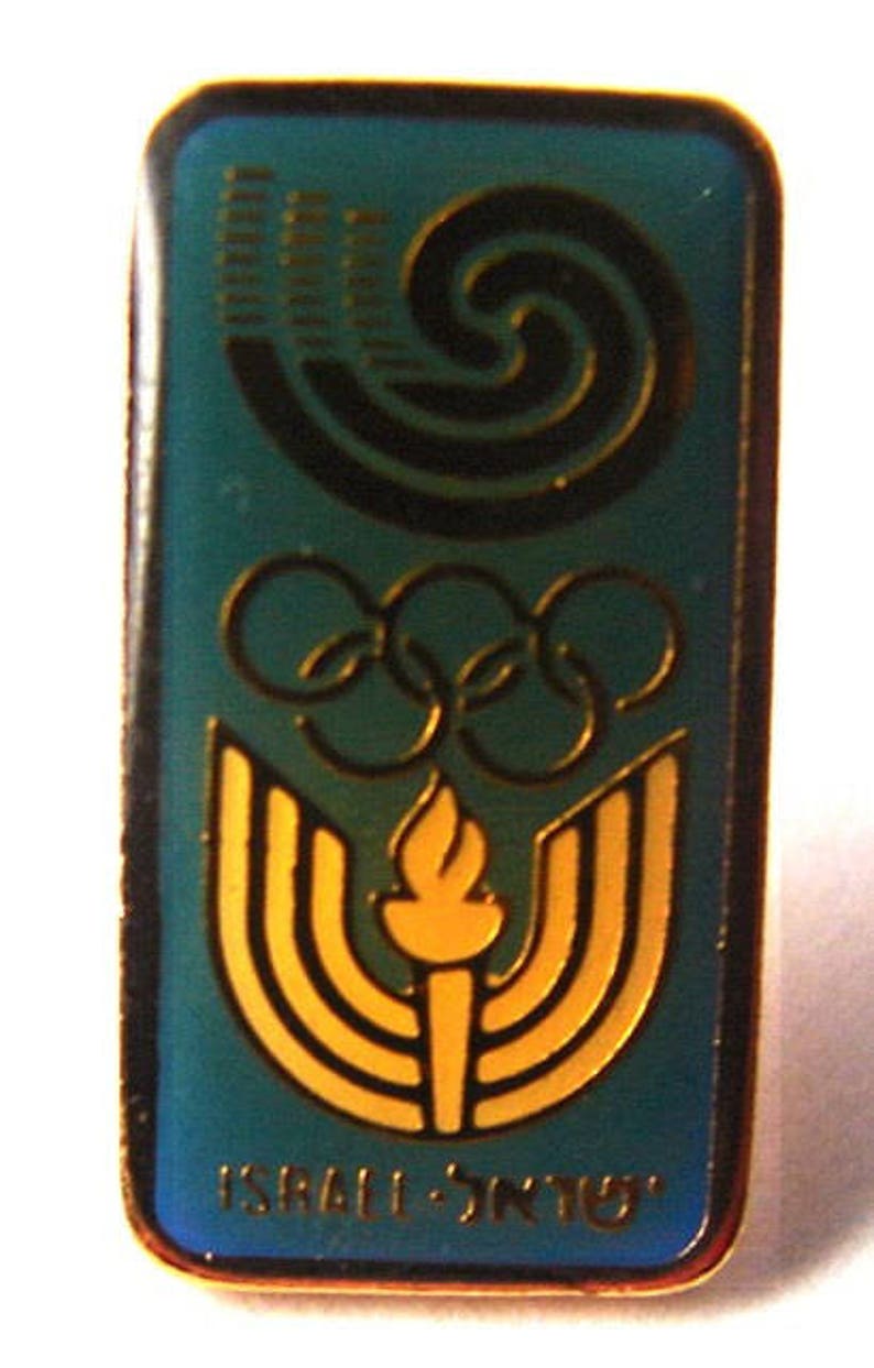 ISRAEL OLYMPIC NOC 1980 Enamel Gilt Lapel Pin Sport Badge - Etsy
