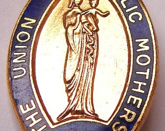 Catholic Enamel Badge - Etsy