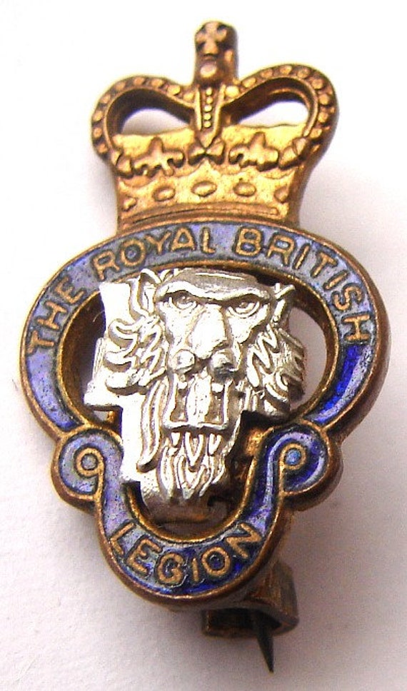 Royal british legion pin - Gem
