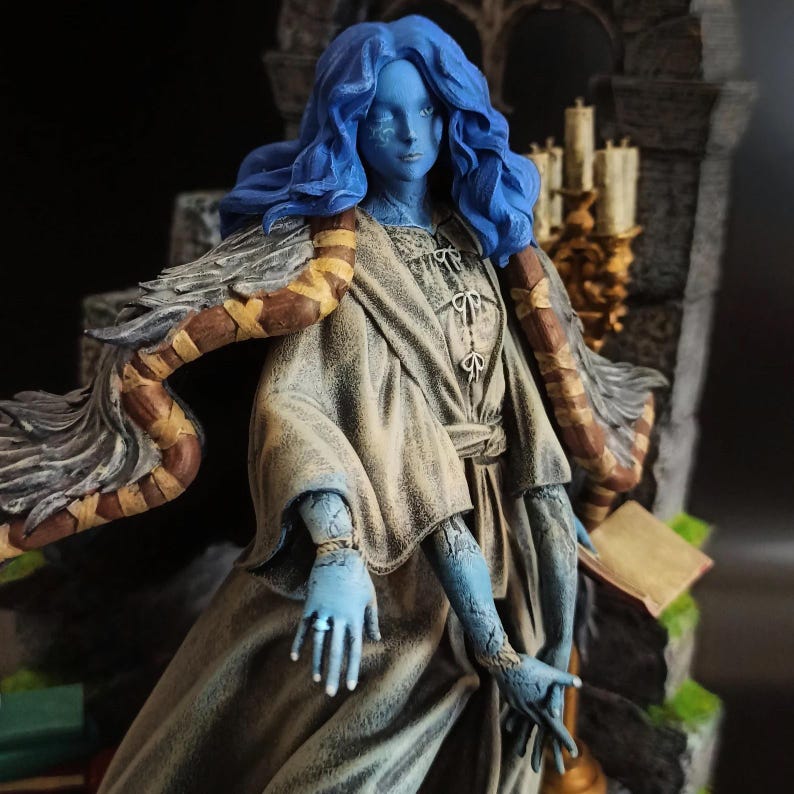 Ranni the Witch Hand Painted High Quality Art Figure Statue Figurines ...