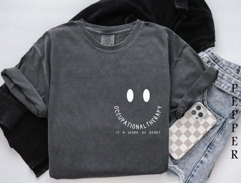 Occupational Therapy Shirt, OT Work of Heart Tee, Pediatric OT Gifts ...
