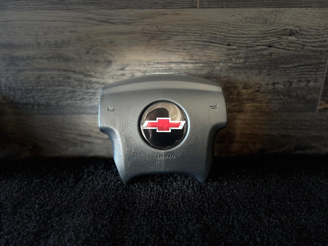 Silverado /TBSS Steering Wheel Emblem Logo -red Bowtie V2 - Etsy