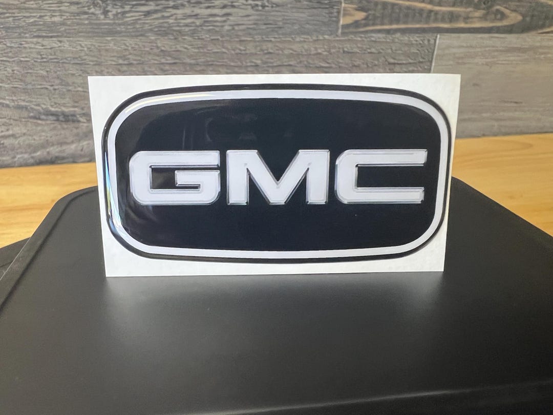 Cab Emblems- PAIR (2) GMC- White Colorway - Etsy