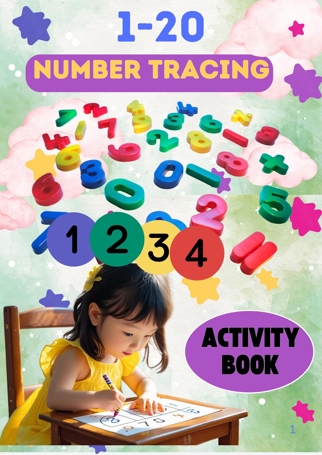 Math Counting and Tracing |first Twenty Numbers Tracing and Counting ...