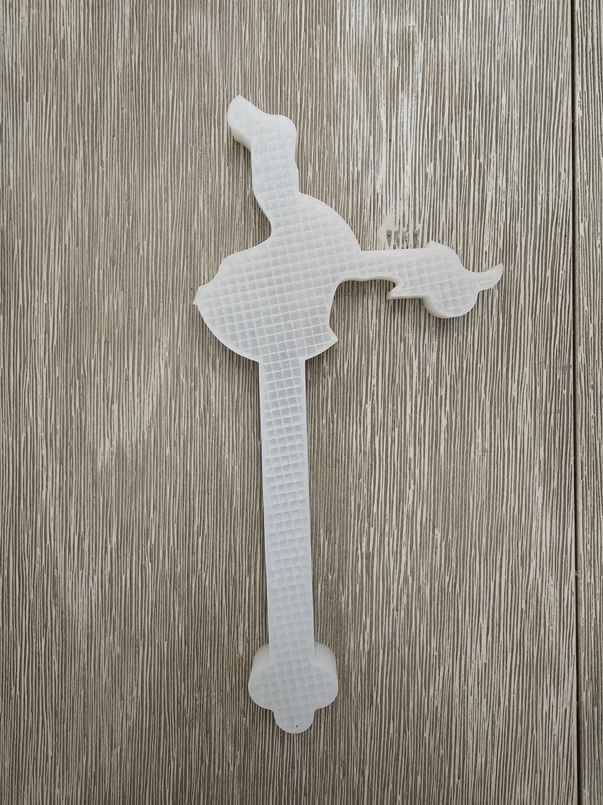 3D Printed Phasmophobia Burned Crucifix Prop, Glow-in-the-dark Replica ...