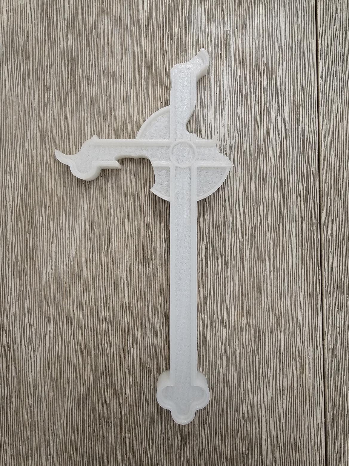 3D Printed Phasmophobia Burned Crucifix Prop, Glow-in-the-dark Replica ...