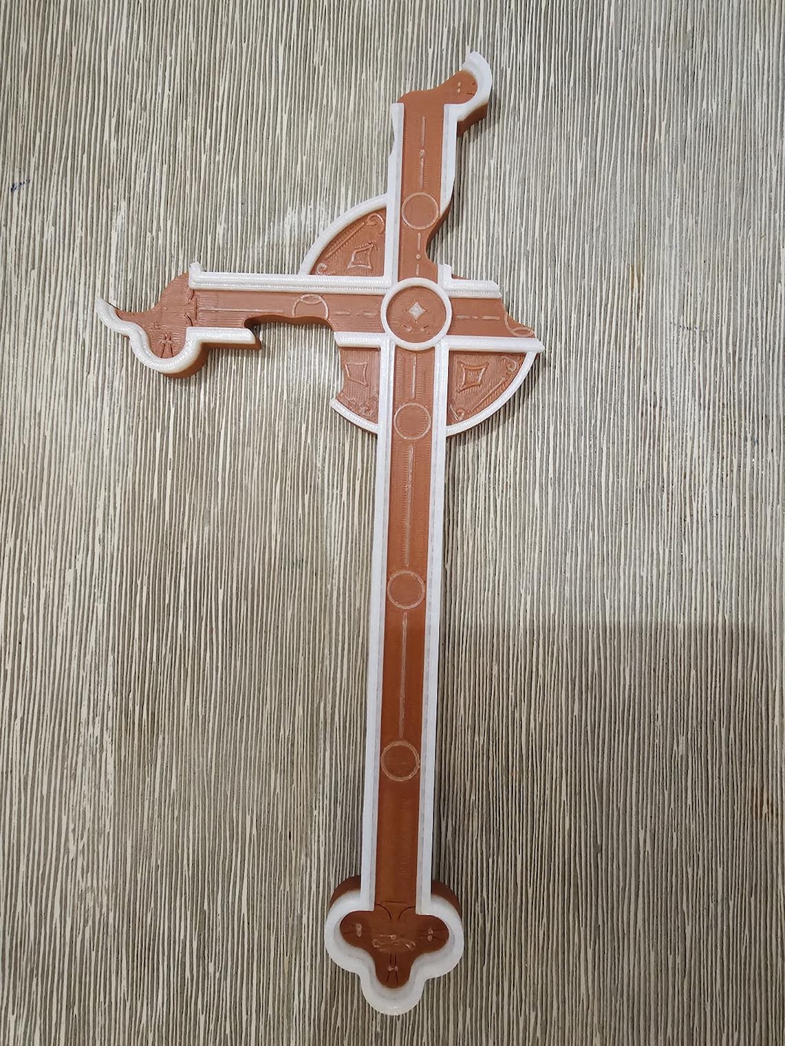 3D Printed Phasmophobia Burned Crucifix Prop, Glow-in-the-dark Replica ...