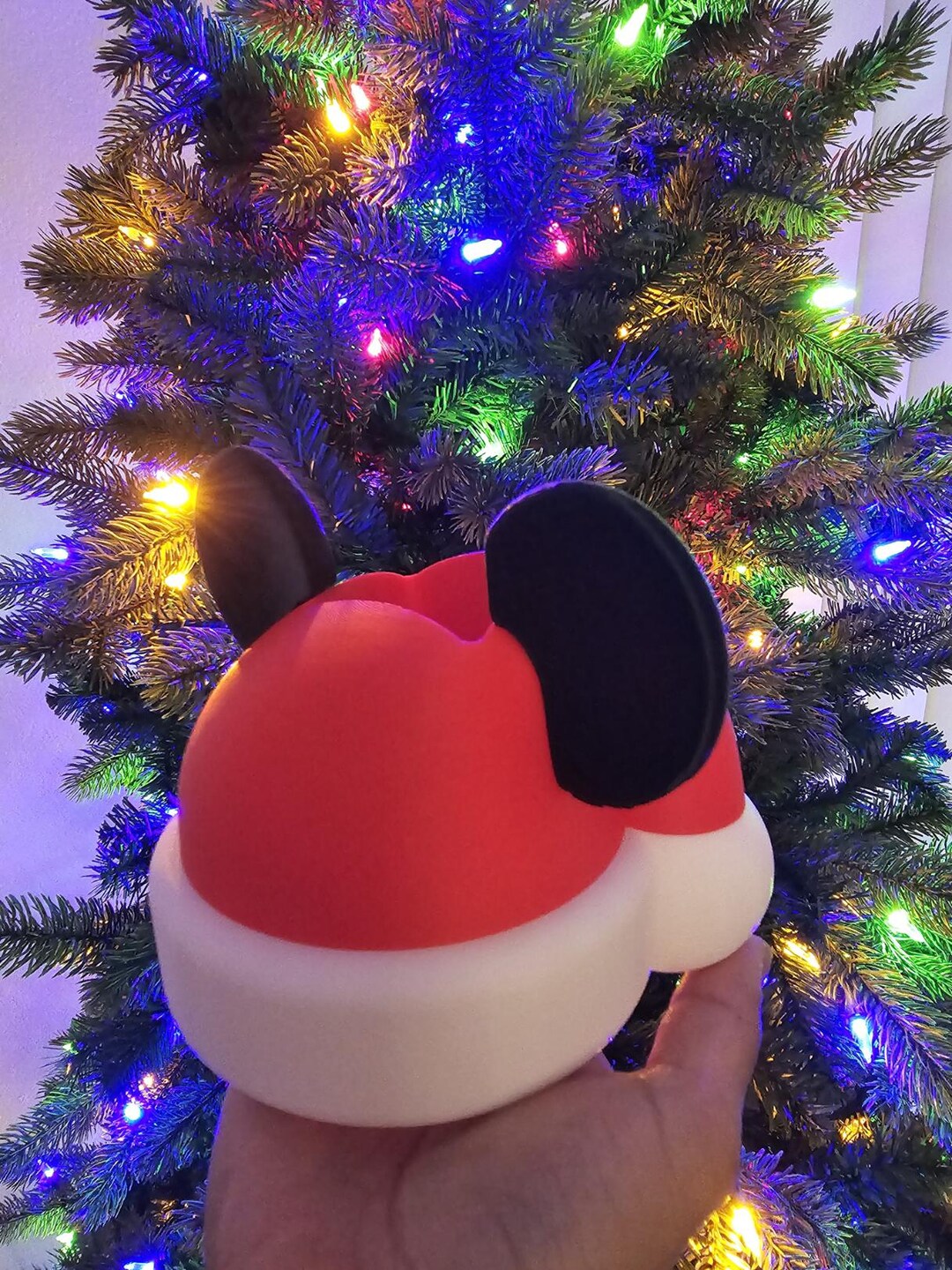3D Printed Mouse Ears Santa Hat Soap Holder for Bath & Body Works ...