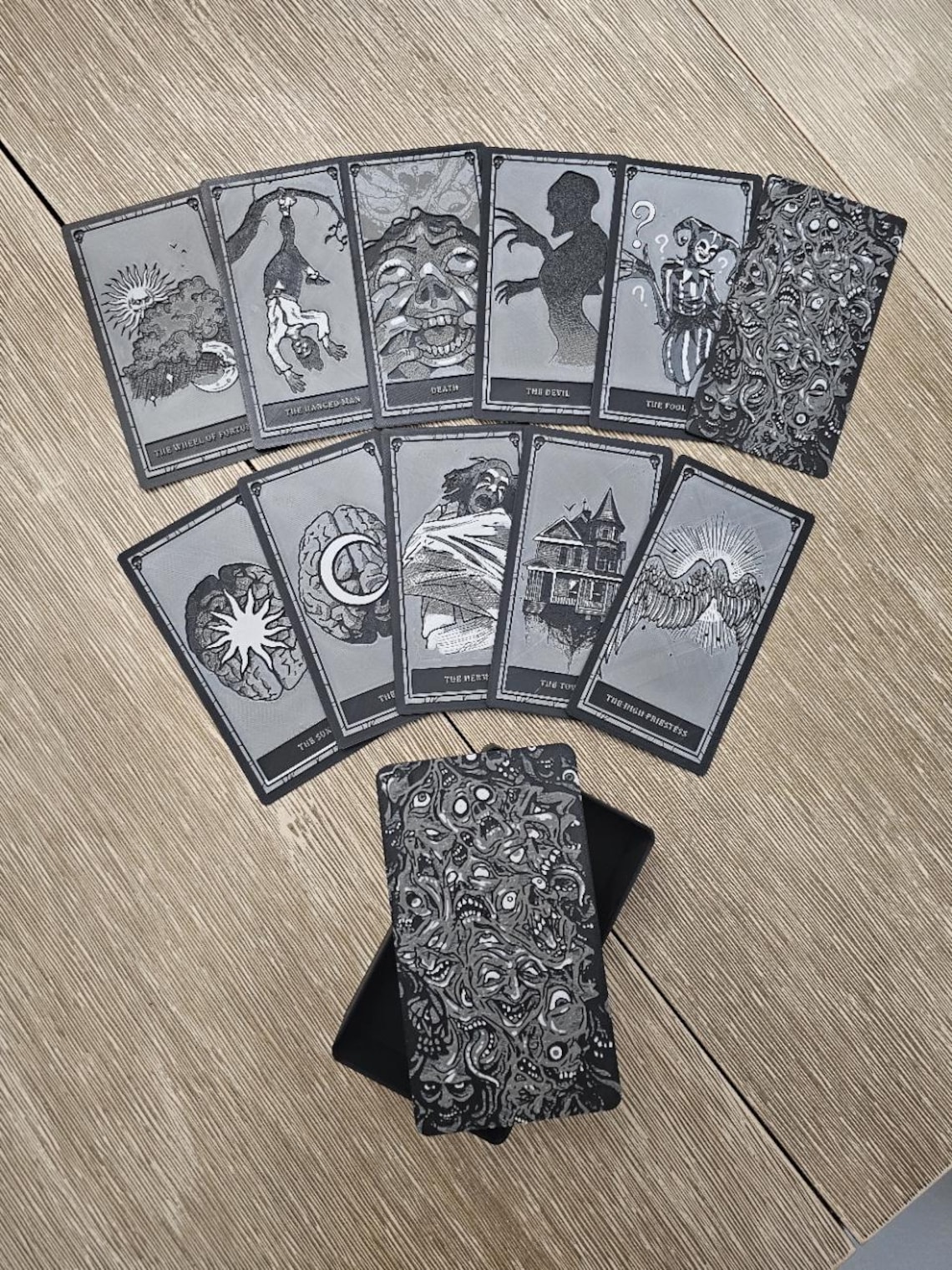 3D Printed Phasmophobia Tarot Deck & Box Replica Set, Horror Game ...