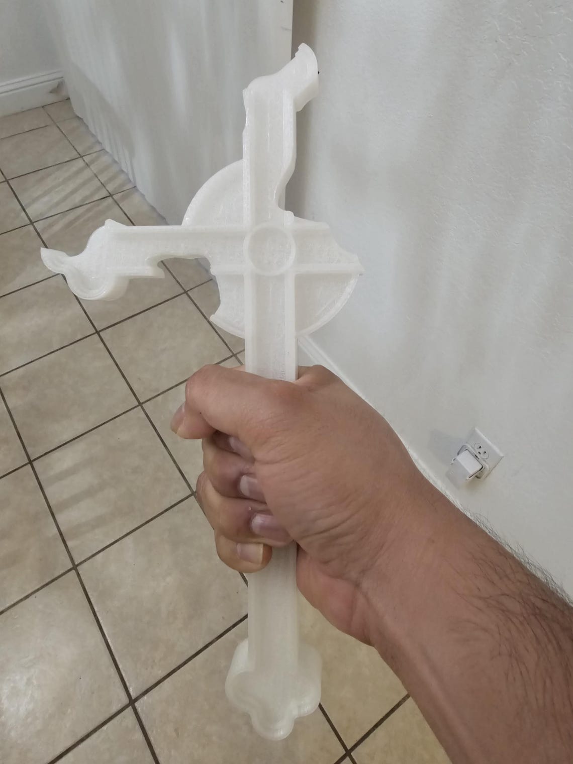 3D Printed Phasmophobia Burned Crucifix Prop, Glow-in-the-dark Replica ...