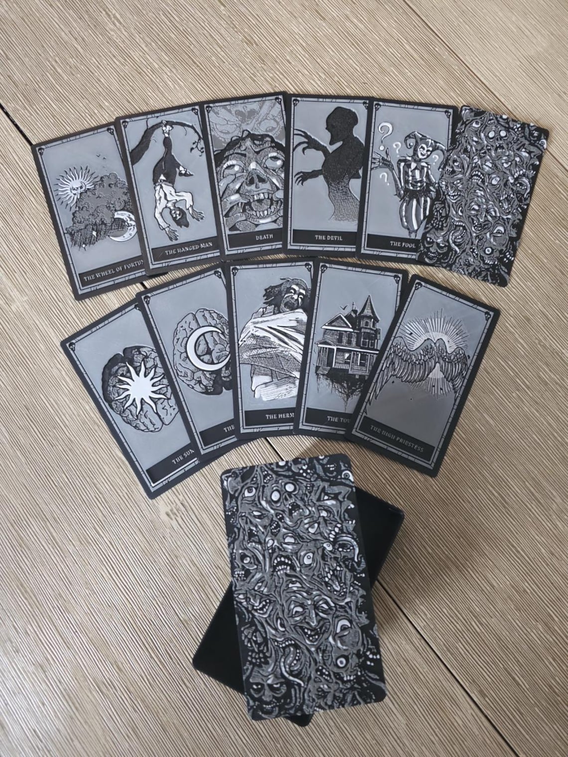 3D Printed Phasmophobia Tarot Deck & Box Replica Set, Horror Game ...
