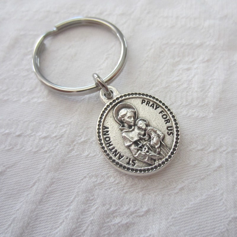 St Anthony Keychain - Etsy
