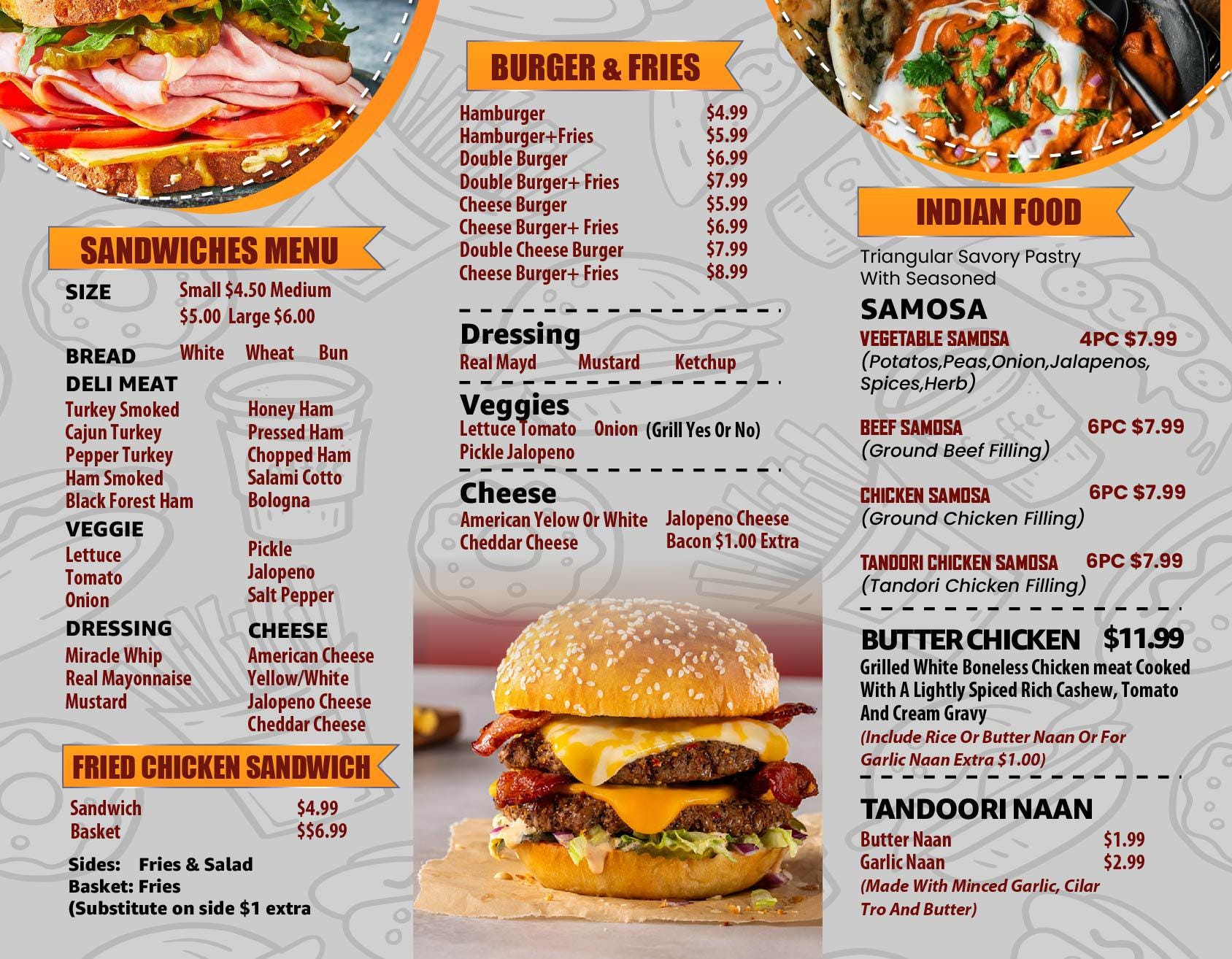 I Will Do Trifold Menu Card Design, TV Screen Menu Card, Digital Menu ...