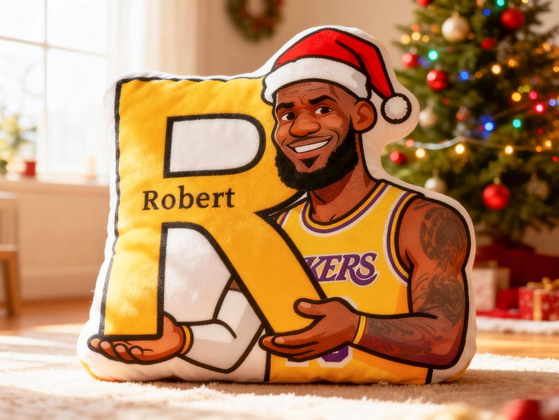 Lebron James Pillow,personalized Cartoon James Pillow,custom James With ...