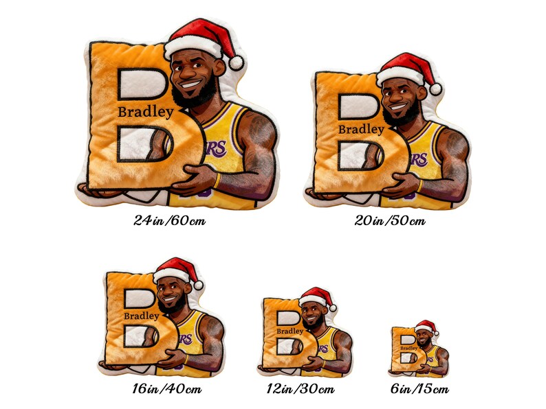 Lebron James Pillow,personalized Cartoon James Pillow,custom James With ...