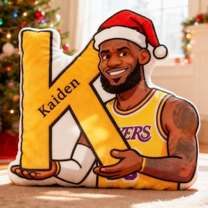 Lebron James Pillow,personalized Cartoon James Pillow,custom James With ...