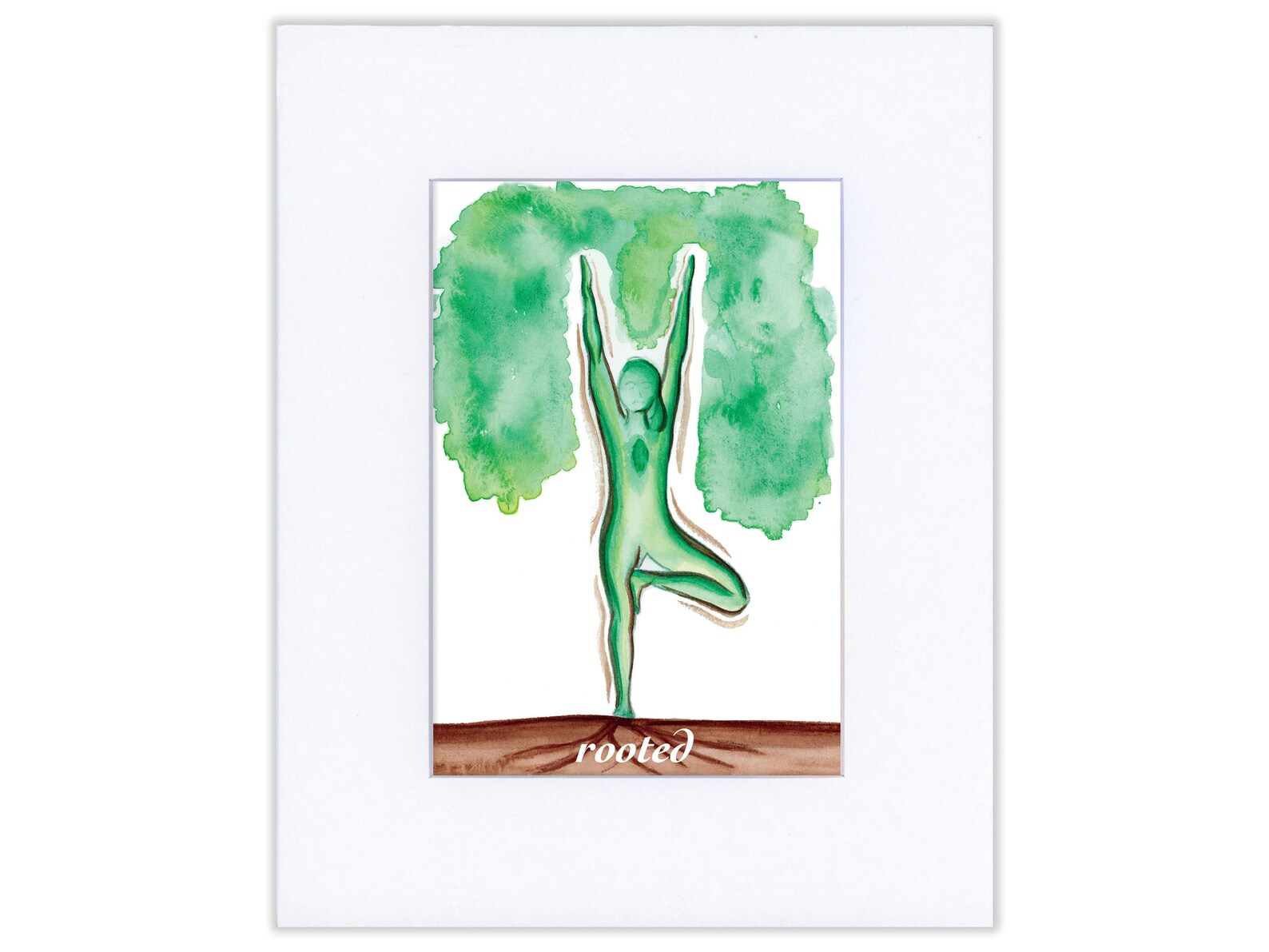 Fine Art Print the Yoga Series Tree Pose Rooted - Etsy