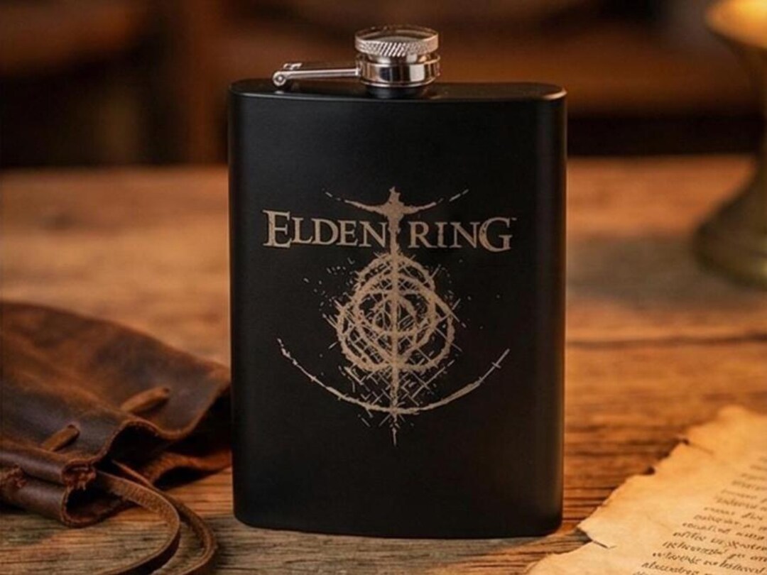 Elden Ring Flask - Engraved Stainless Steel Flask for Gamers - Etsy