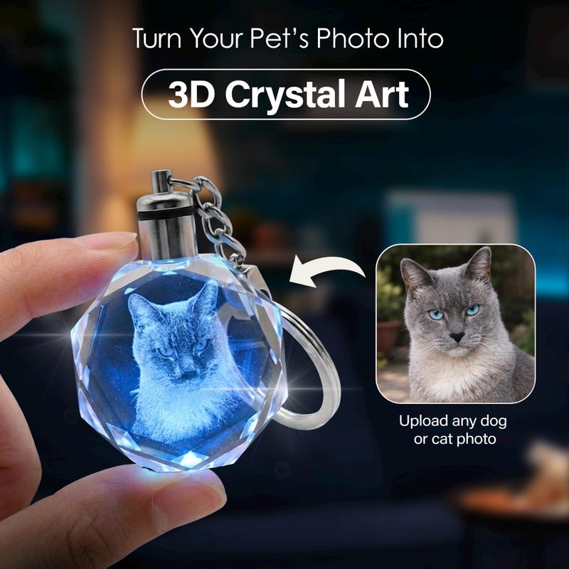 K9 Crystal Keychain - Etsy UK