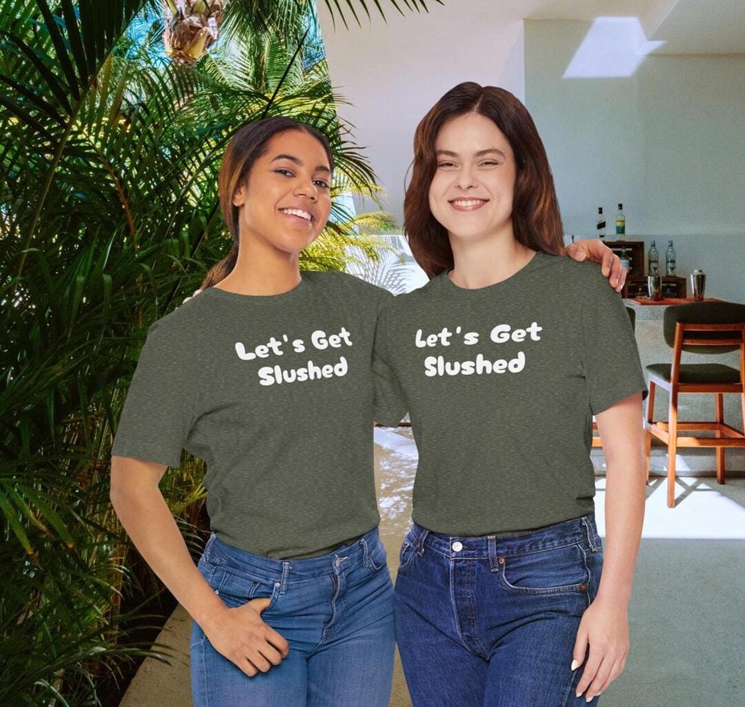 Let's Get Slushed Tee | Unisex Jersey Short Sleeve T-shirt, Summer Fun ...