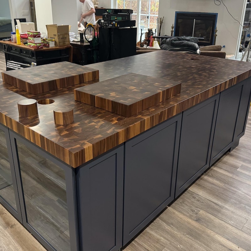 Butcher Block Island - Etsy