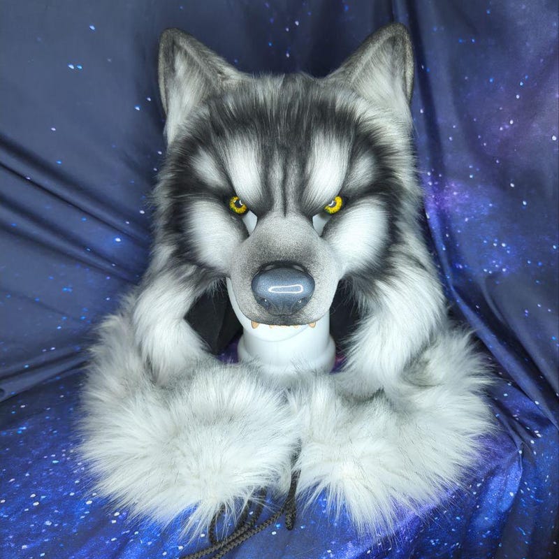 Realistic Wolf Mask - Etsy