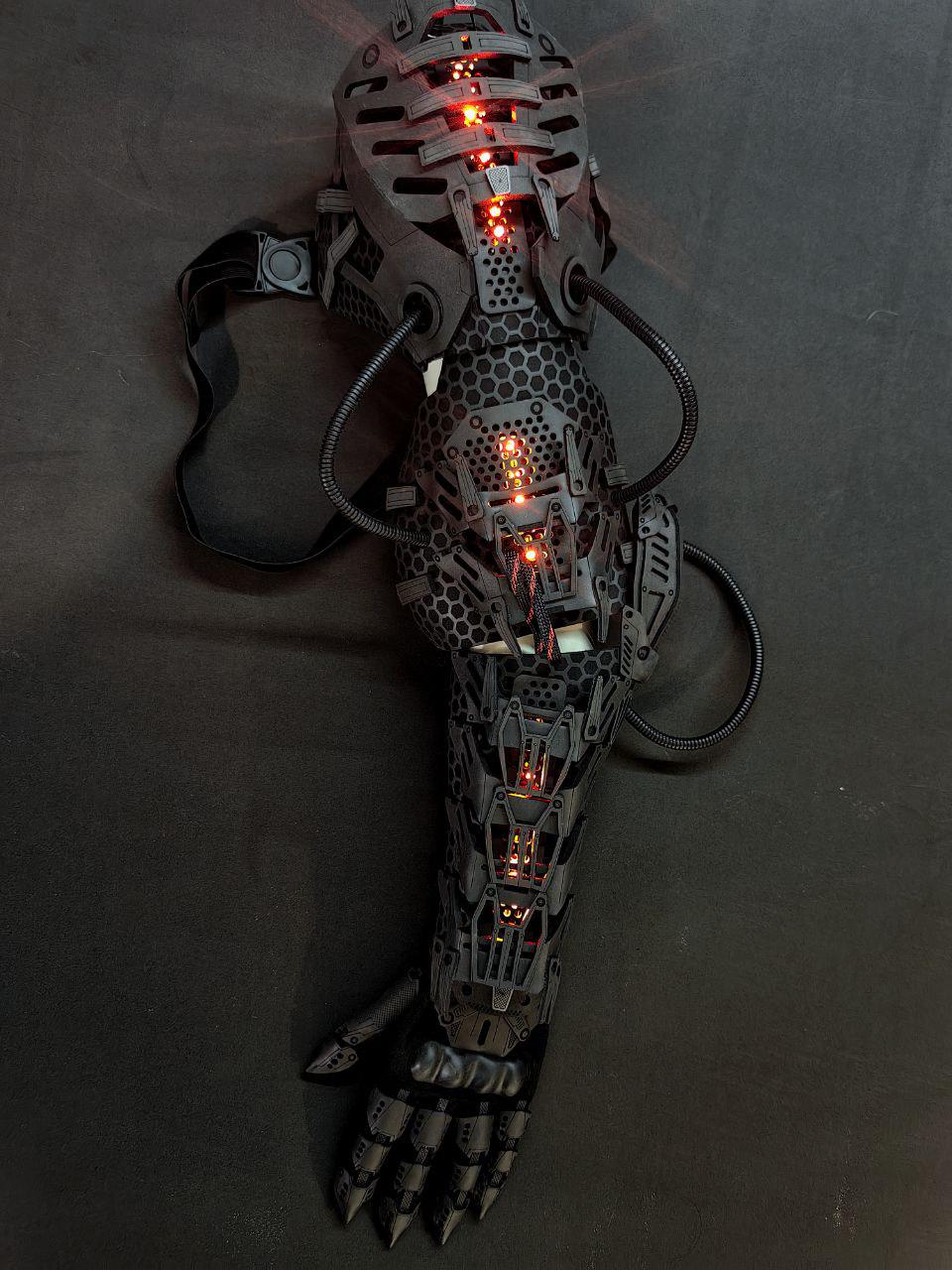Cyberpunk Arms With LED for Cosplay - Etsy
