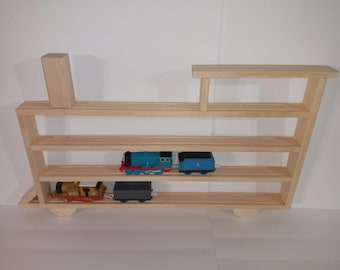Train Rack Mega - Thomas the Tank Wooden Train Display and Storage Wall ...