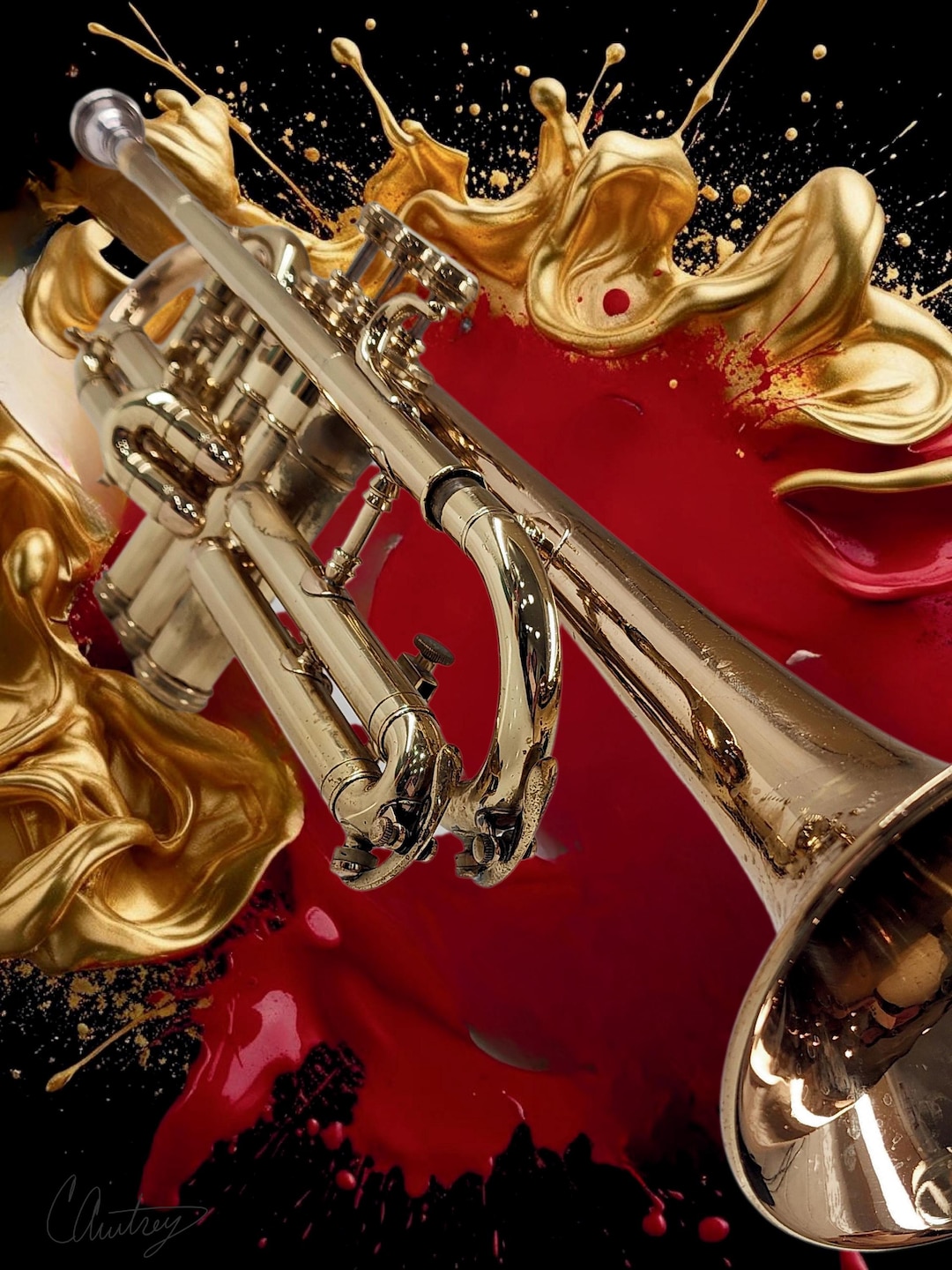 The Glory - Trumpet Wall Art - Photograph - Gift for Musician - Jazz ...