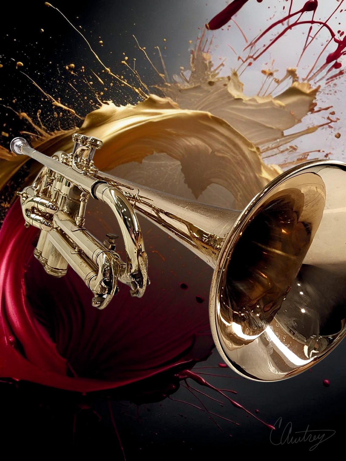 The Call - Trumpet Wall Art - Photograph - Gift for Musician - Jazz Art ...